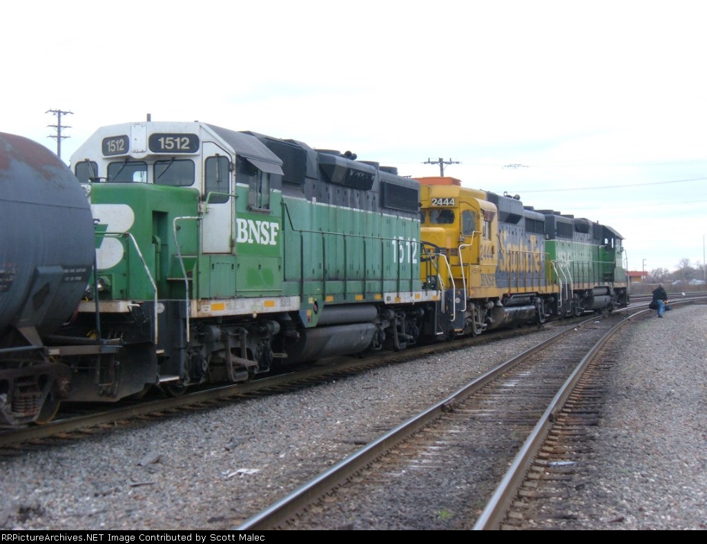 BNSF 1512, 2444 & 1534